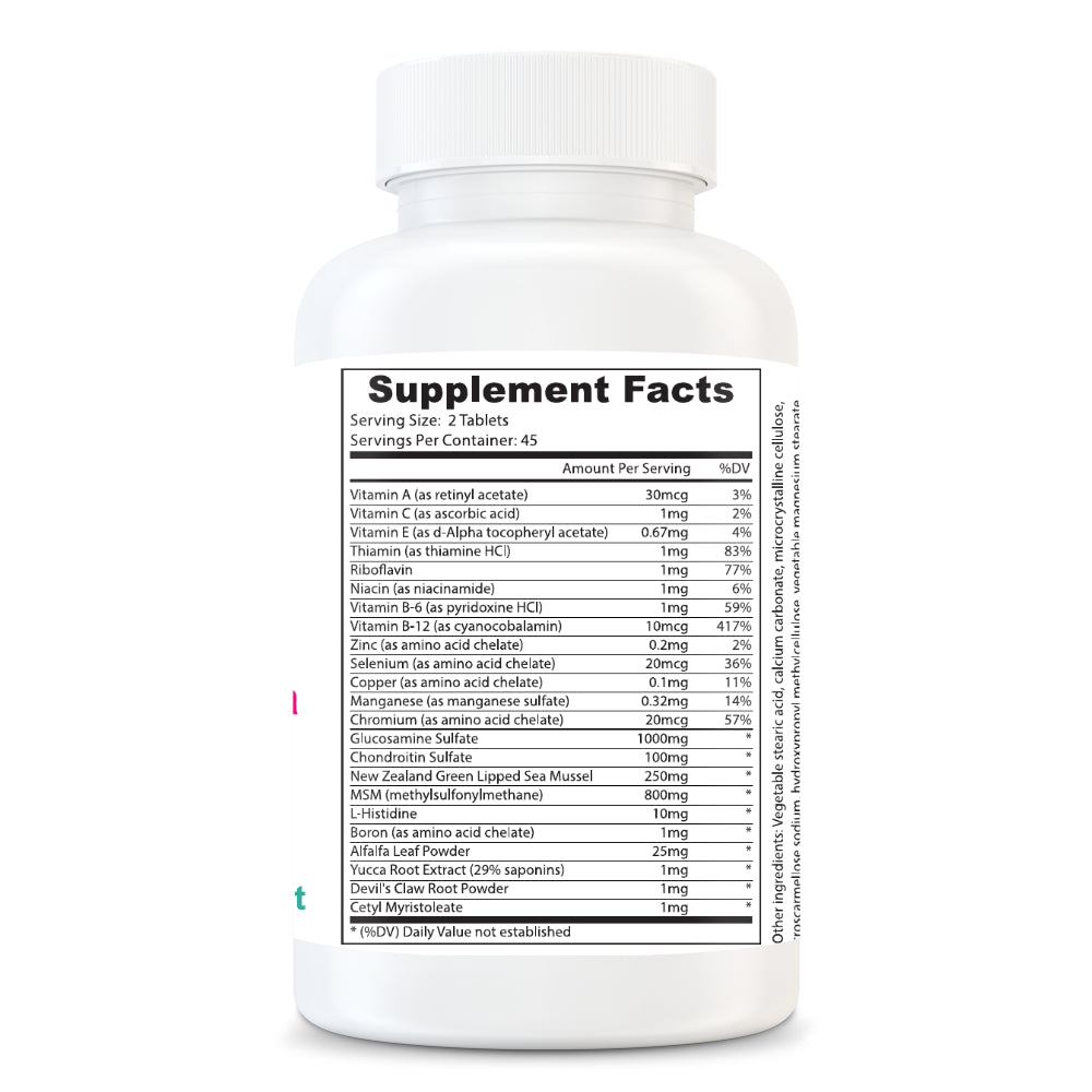 FLEX Joint Formula: Glucosamine, Chondroitin + MSM – Eden's Crown